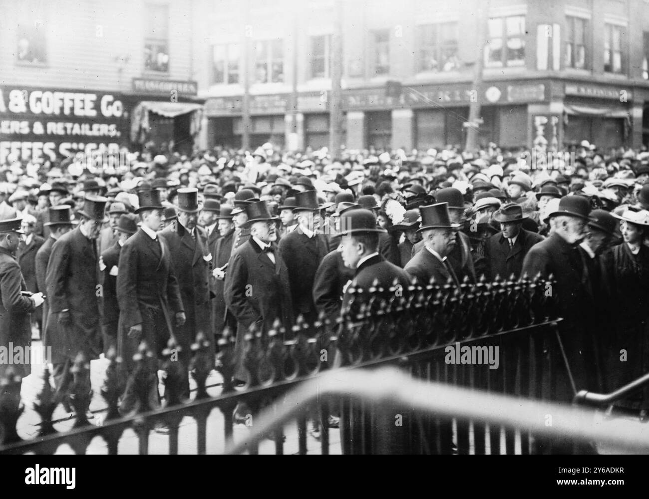Utica - Sherman funeral, Photo shows funeral on November 2, 1912 for ...