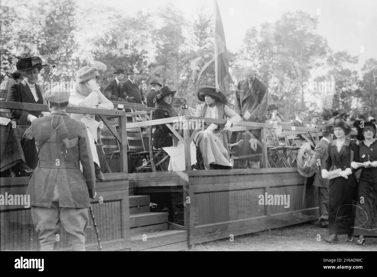 Mrs. W.K. Vanderbilt Jr. and Mrs. A. S. Burden, Photo shows socialite ...