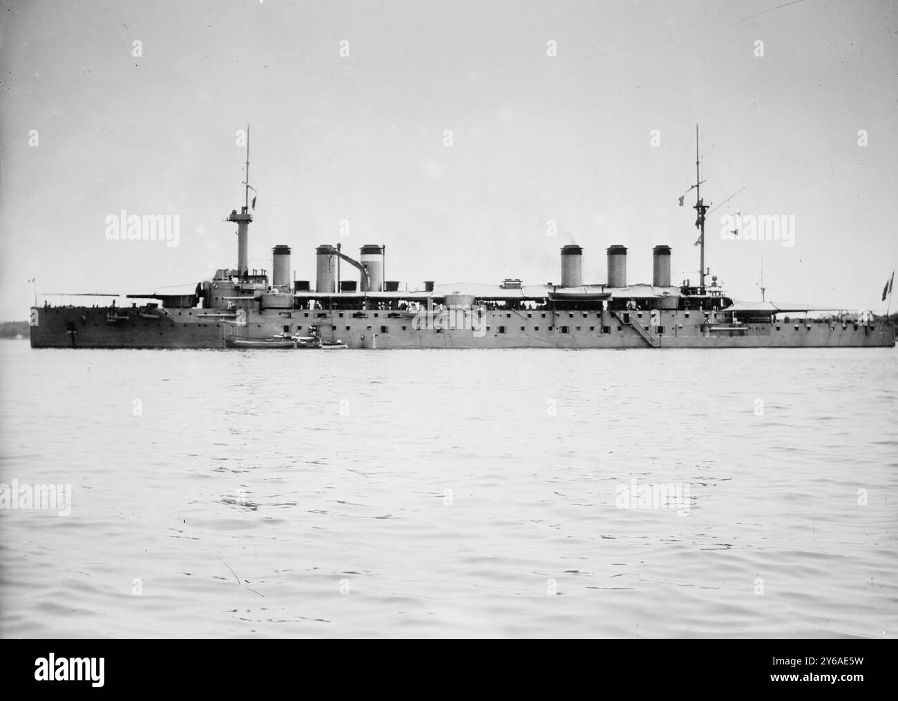 Edgar Quinet ship, Photo shows the French armored cruiser Edgar Quinet ...
