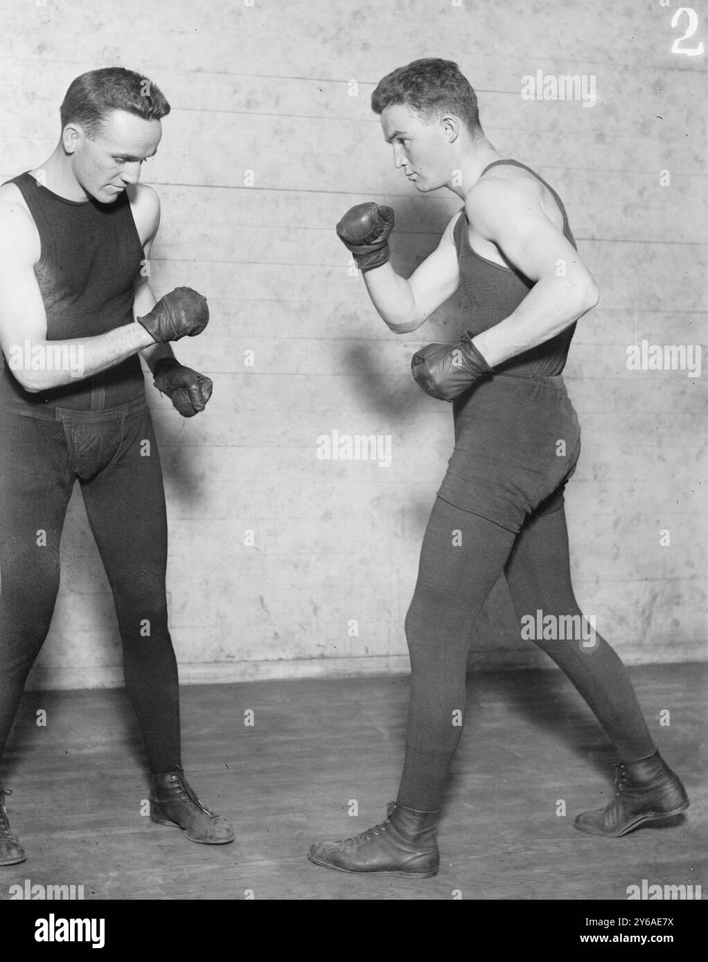Tommy & Mike Gibbons, Photograph shows boxers Mike Gibbons (1887-1956 ...