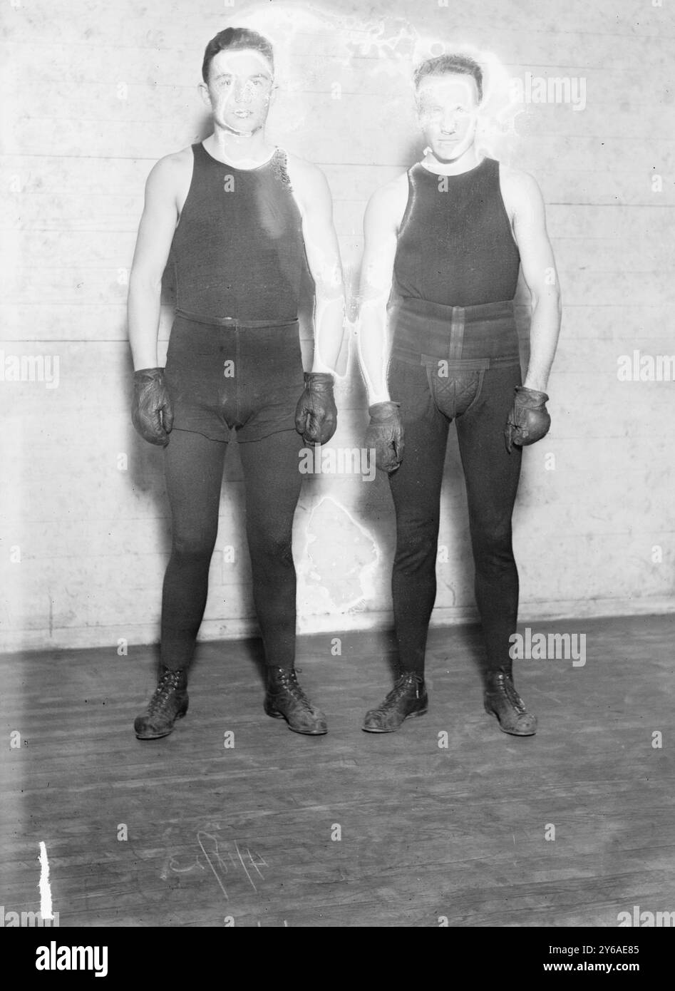 Tommy & Mike Gibbons, Photograph shows boxers Mike Gibbons (1887-1956 ...
