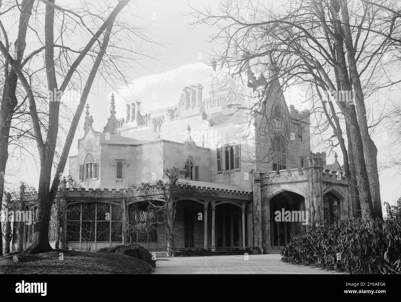 Helen Gould's, Photo shows Lyndhurst, home of Helen Gould, daughter of ...