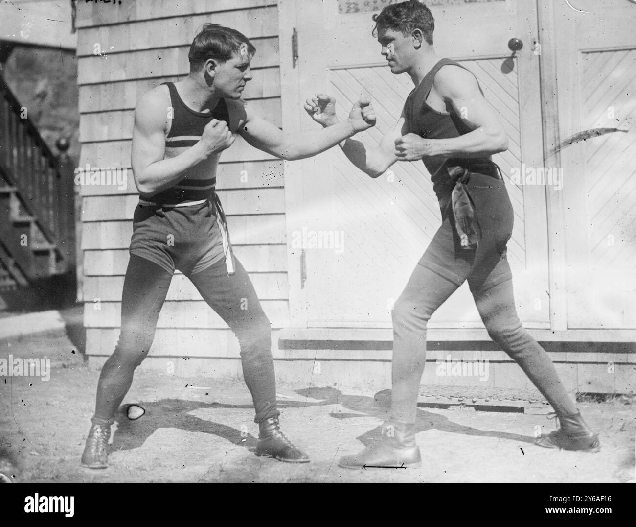 Cal Delaney, Kilbane, Photo shows boxers Cal Delaney (1893-1954) and ...