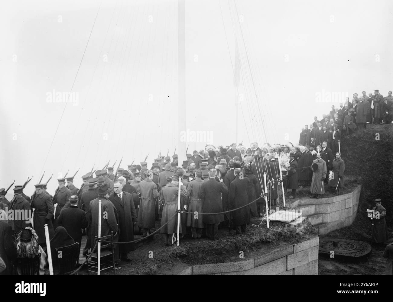 Indian Monument Dedication, 2/13, Photo shows groundbreaking ceremony ...