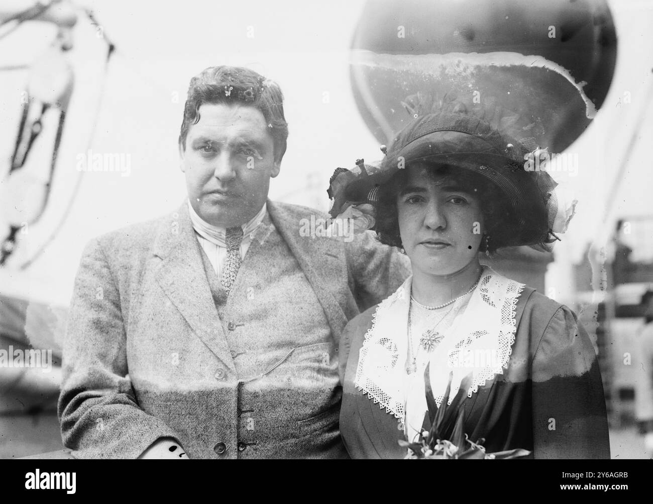 John McCormack & wife, Photograph shows Irish American tenor singer ...