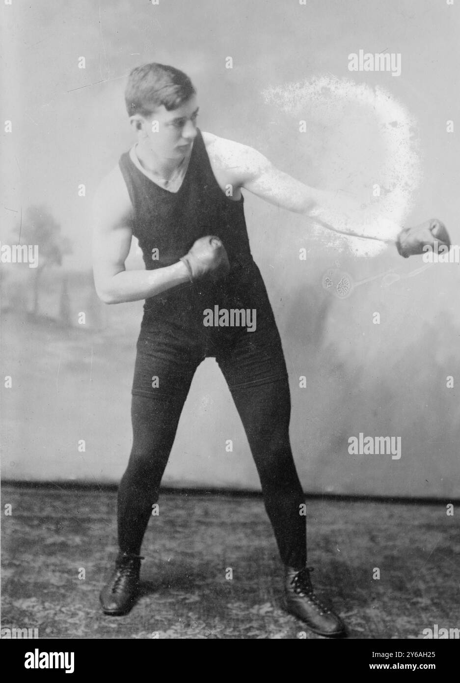Joe Mandot, Photo shows Joe Mandot (1891-1921), an American lightweight ...