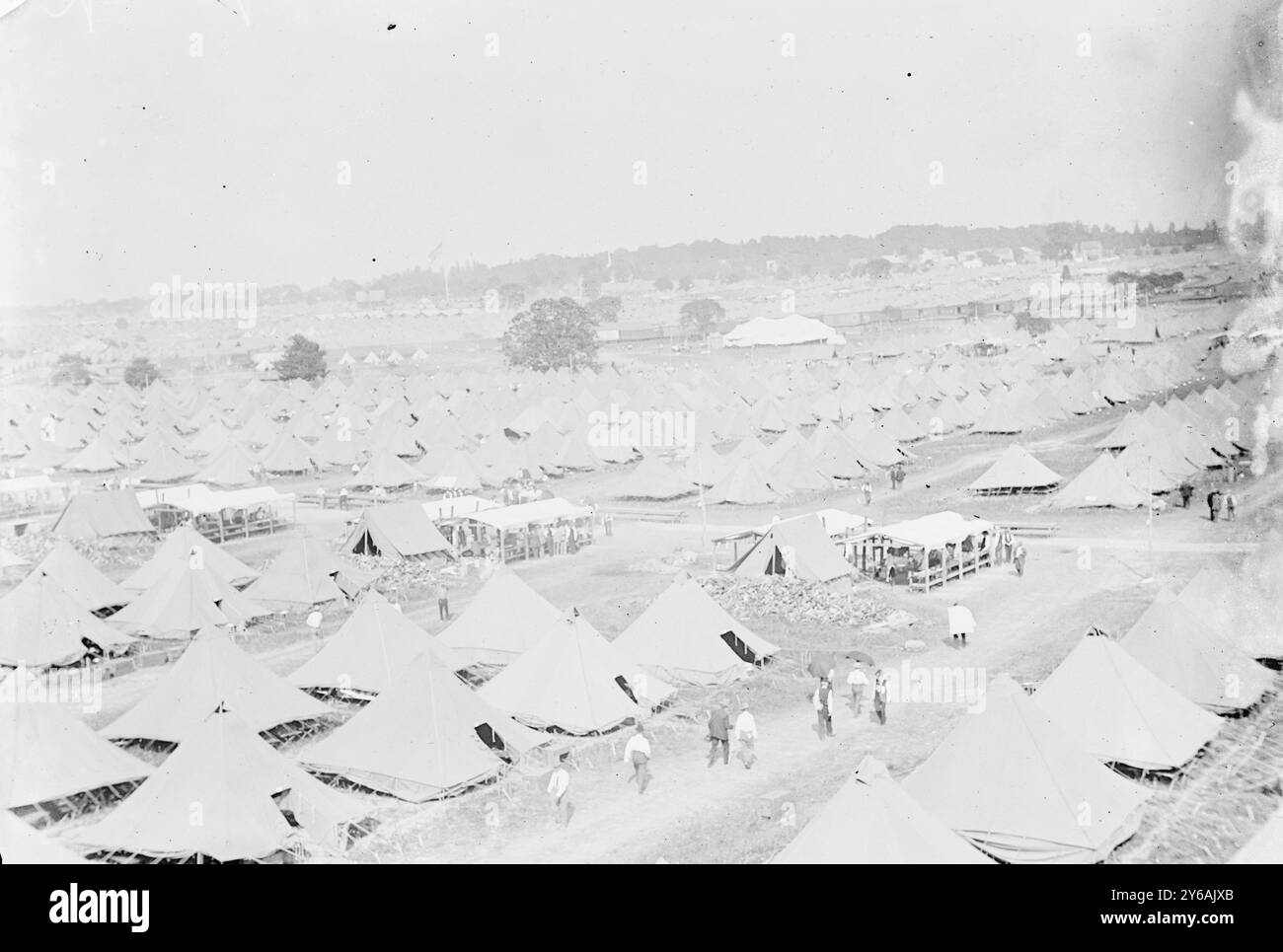 Camp - Gettysburg, Photo shows the Gettysburg Reunion (the Great ...