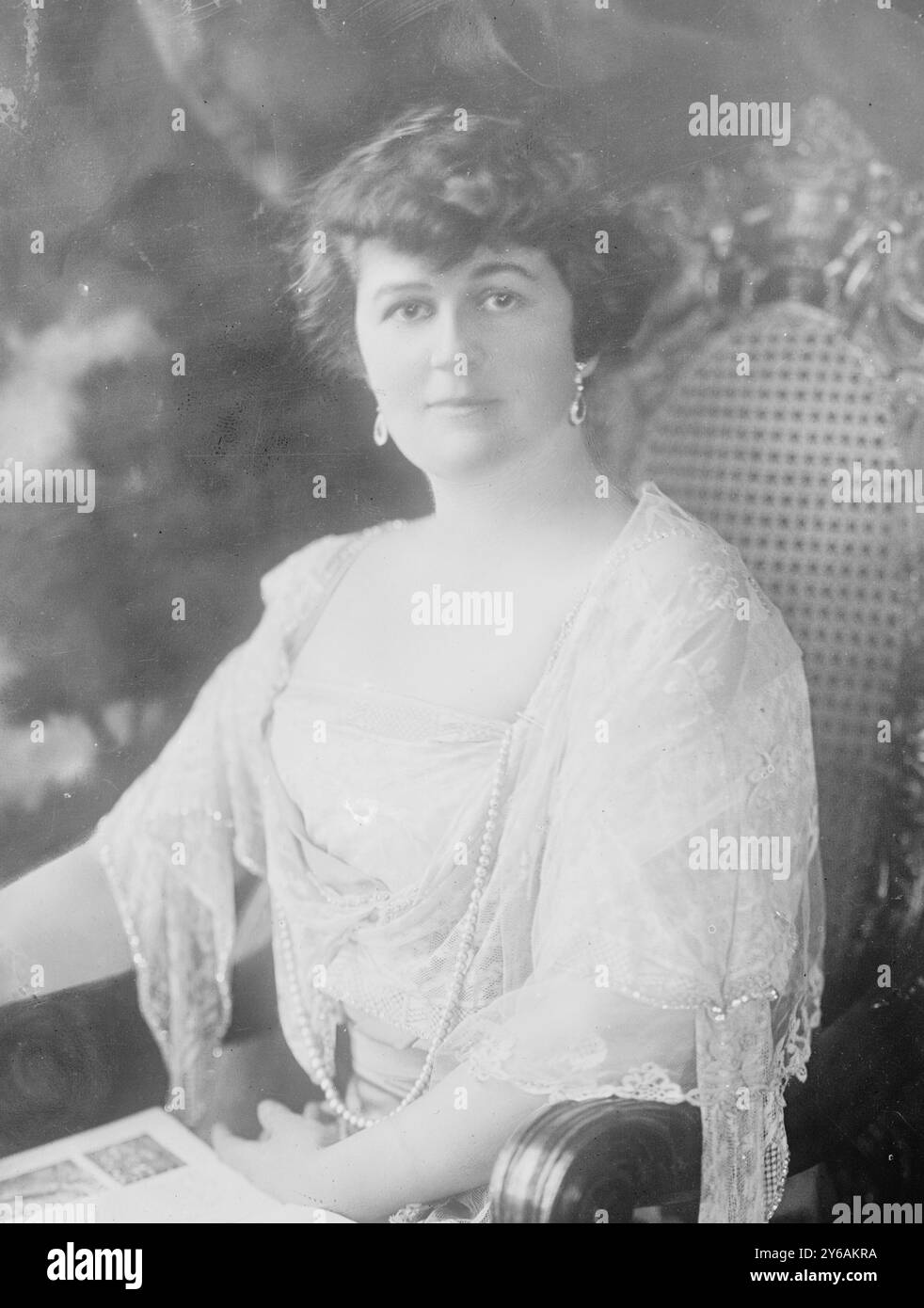 Mrs. F.B. Harrison, Photo shows Mrs. Mabel Judson Cox, second wife of ...