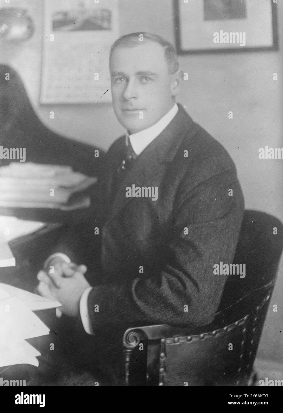 F.B. Harrison, Photo shows Francis Burton Harrison (1873-1957) who served as Governor-General of ...