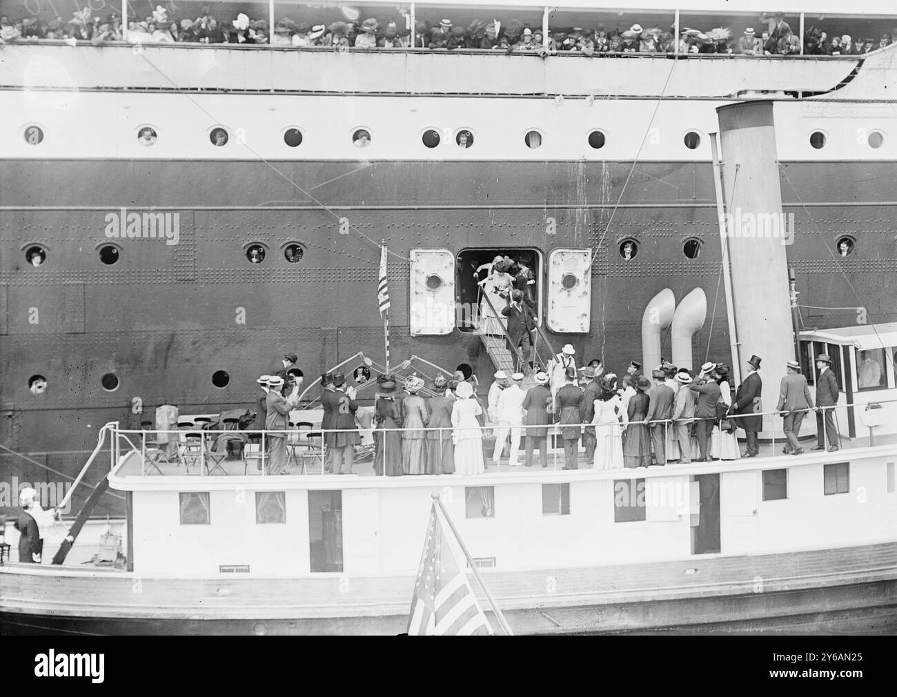 T.R. Theodore Roosevelt leaving, T.R. Theodore Roosevelt boarding ...