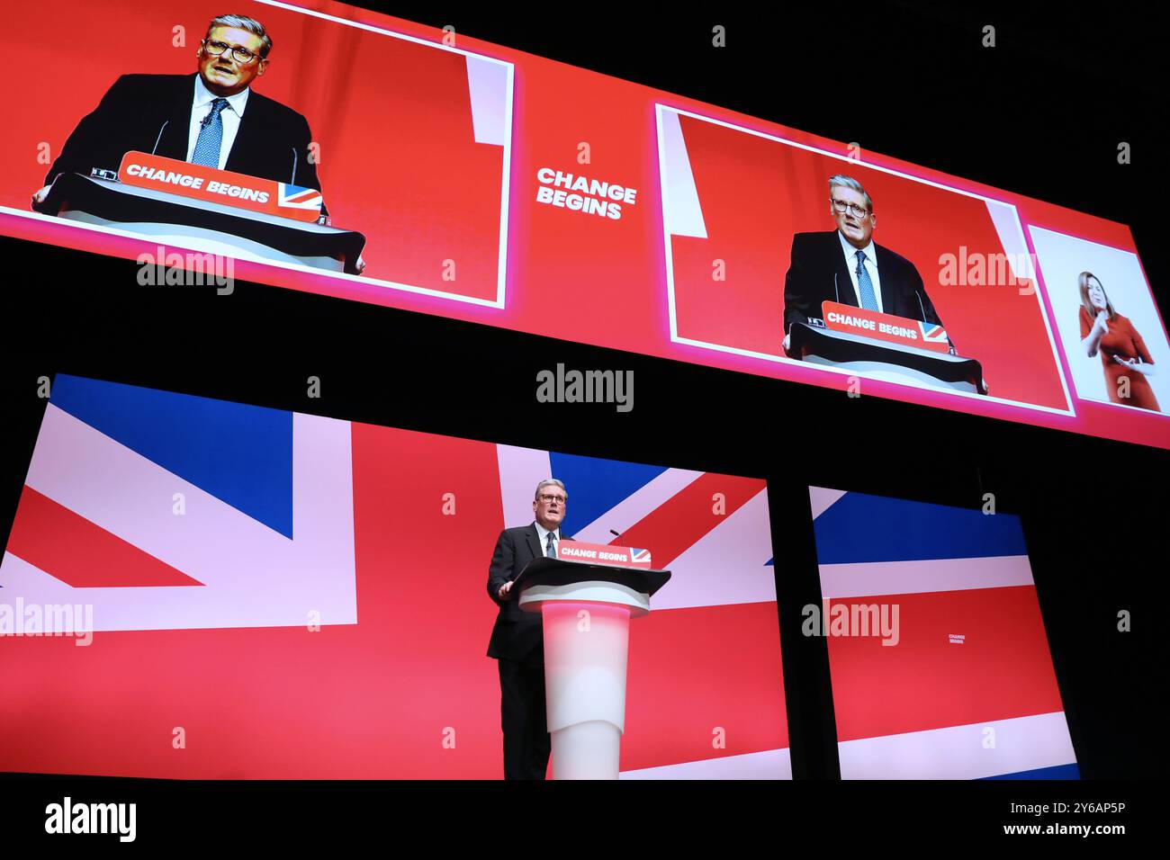 London, Britain. 24th Sep, 2024. British Prime Minister Keir Starmer ...