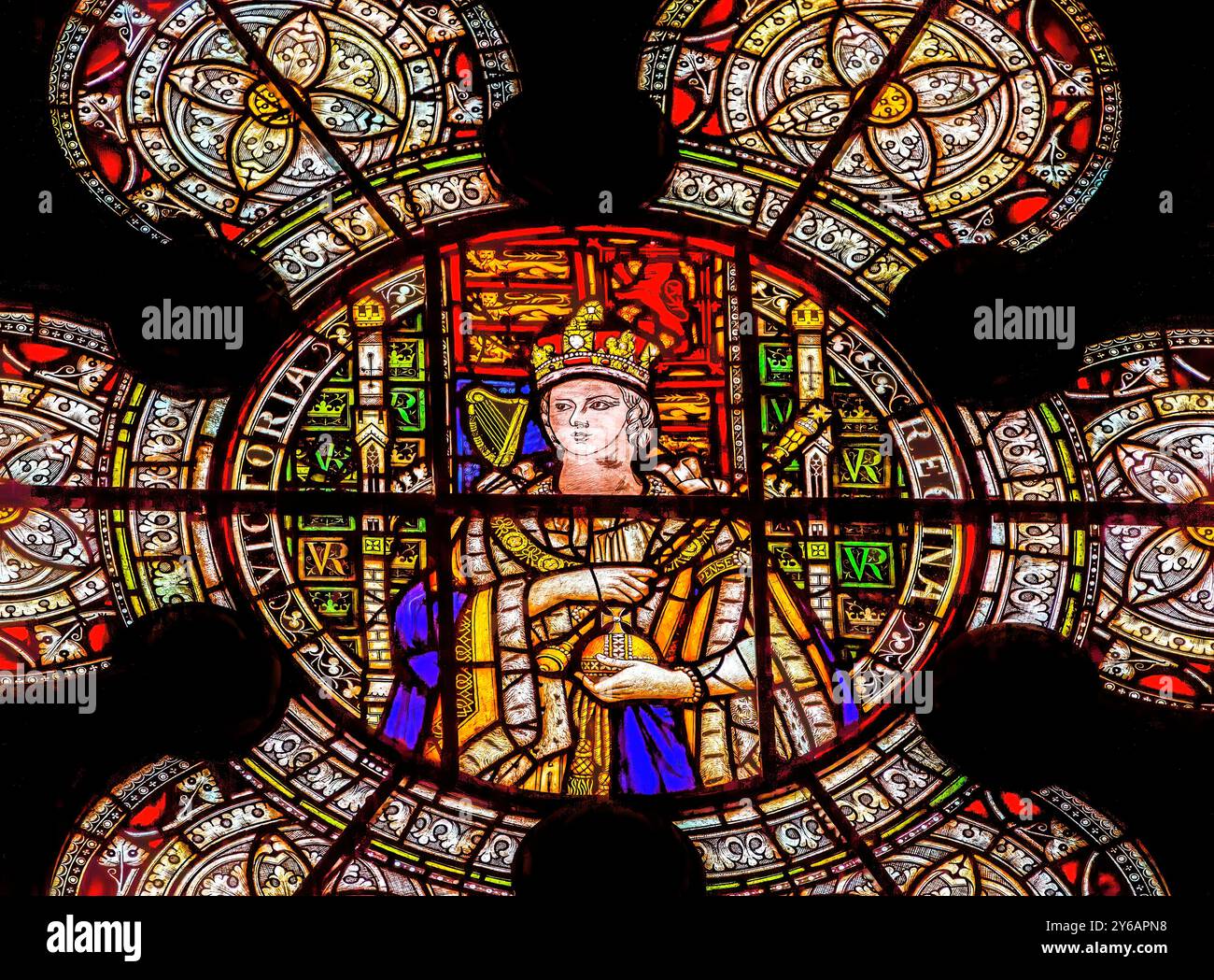 Queen Victoria Stained Glass 13th Century Chapter House Westminster ...