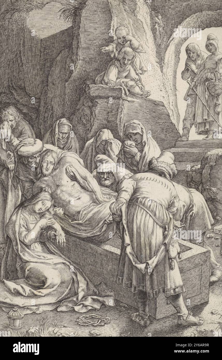 Entombment of Christ, The Passion (series title), Christ is laid in a ...