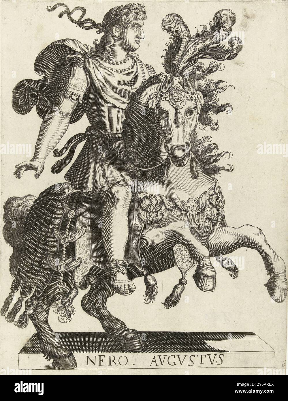 Equestrian portrait of Emperor Nero, Portraits of Roman Emperors ...