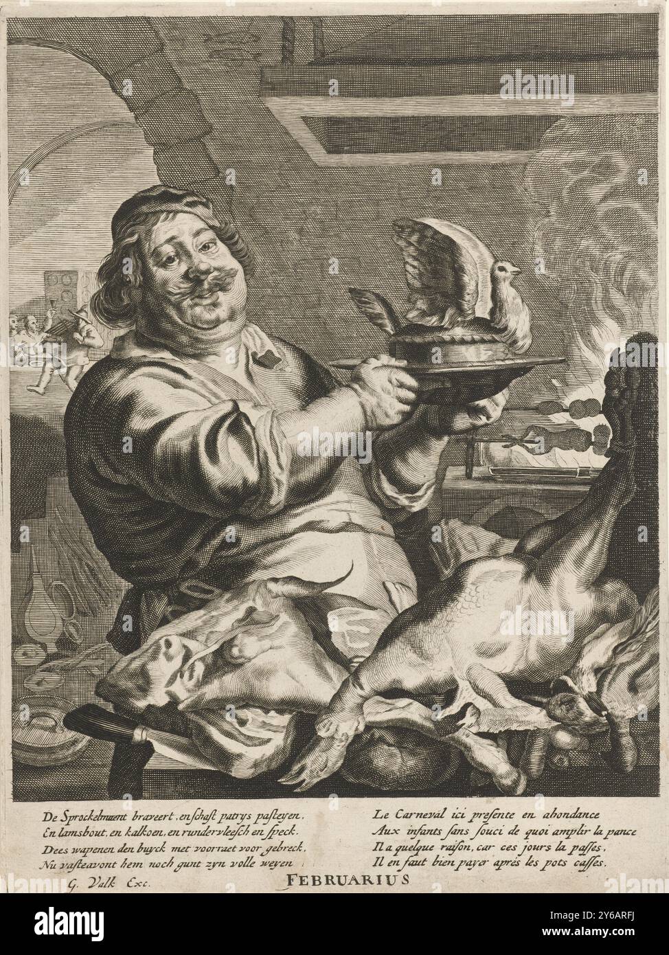 Meat on spit painting hi-res stock photography and images - Alamy