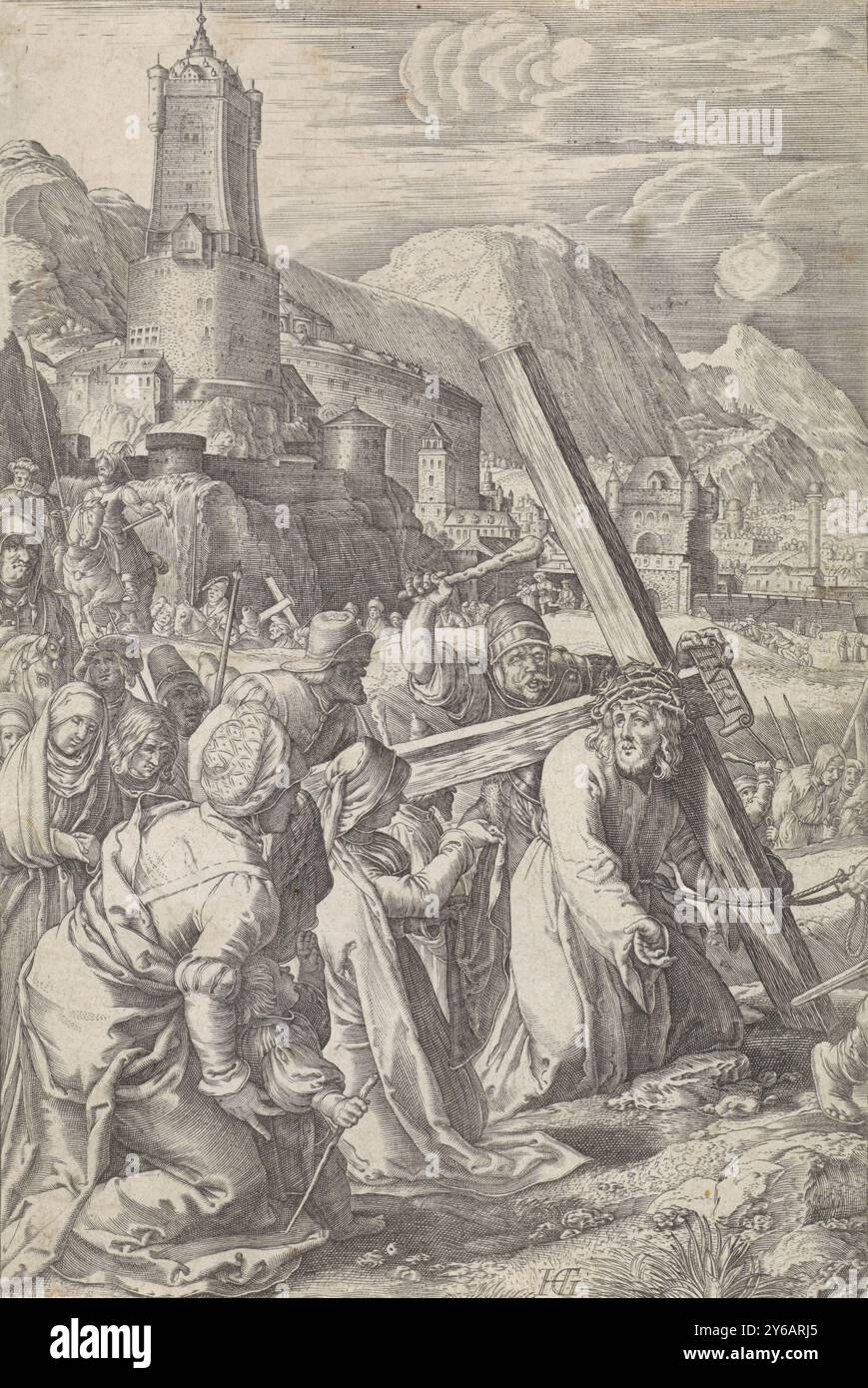 Carrying the Cross, The Passion (series title), Christ carries the ...
