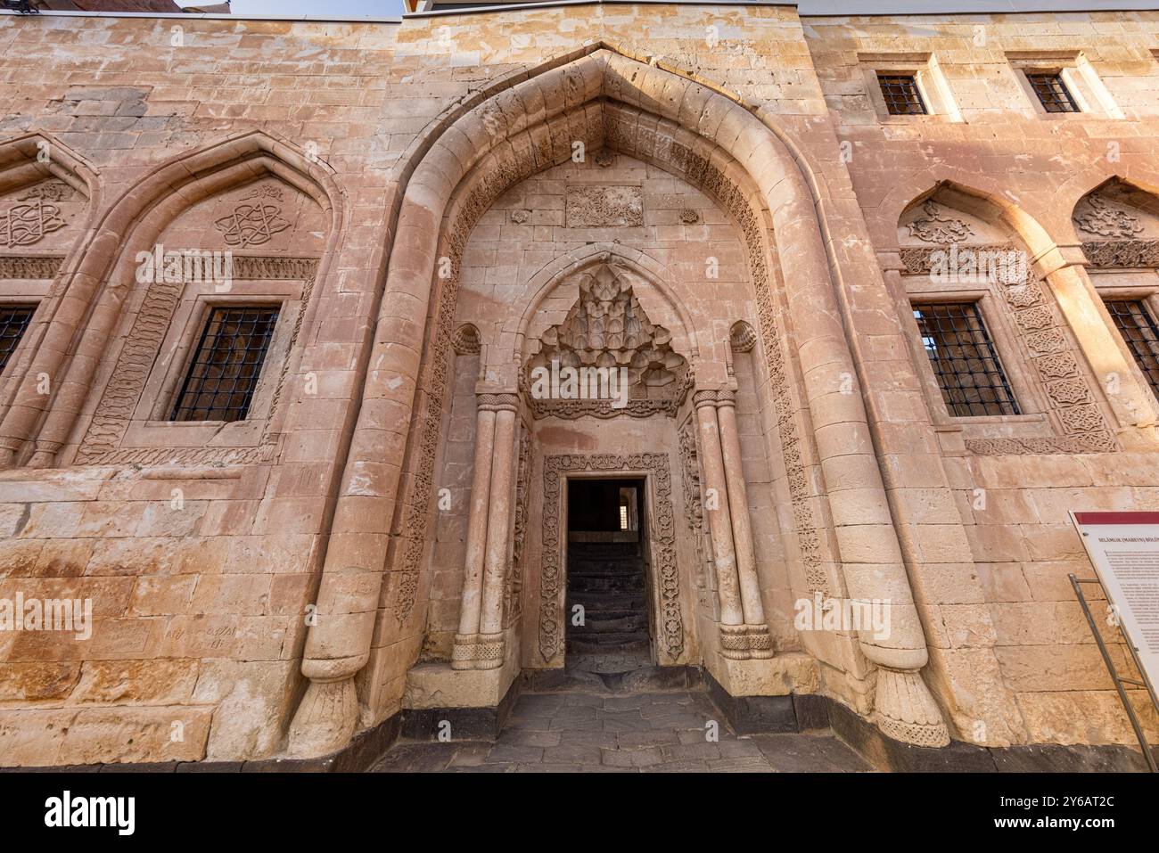 Agri, Turkey, July 5, 2024; Ishak Pasha Palace (Turkish: Ishak Pasa ...