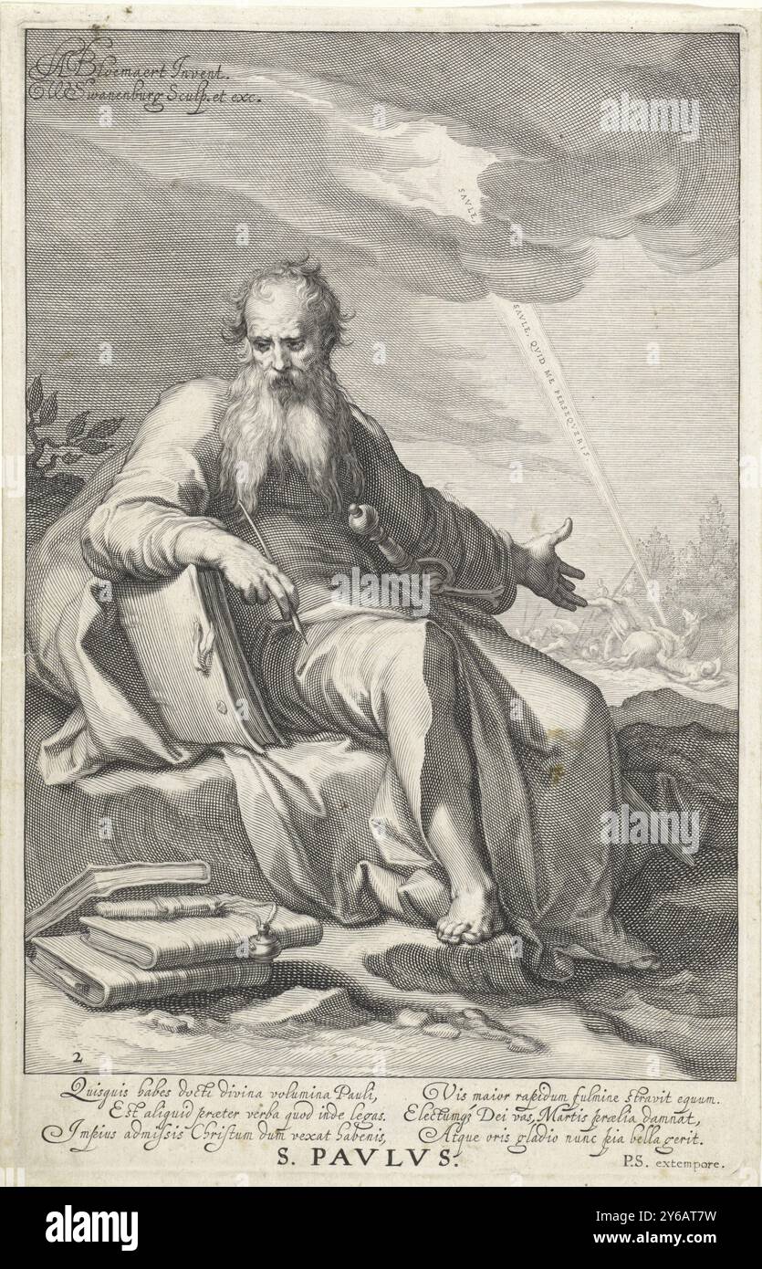 Penitent H. Paul, S. Paulus (title on object), Sinners from the Old and ...