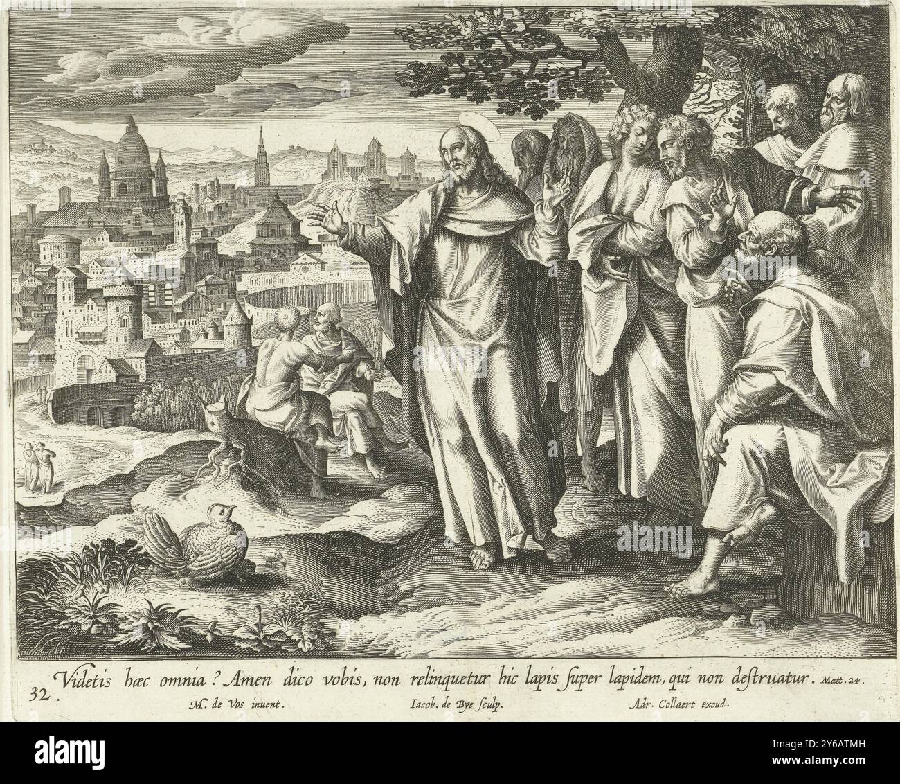 Christ predicts the destruction of Jerusalem, Vita, passio et Resvrrectio Iesv Christi (series ...