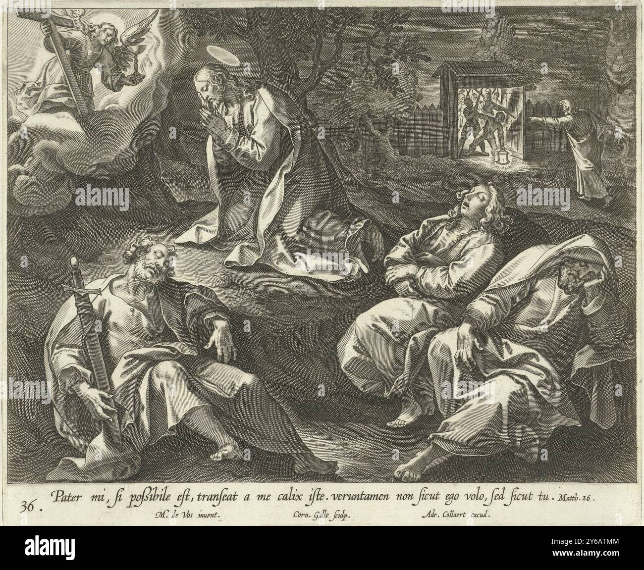 Christ in the Garden of Olives, Vita, passio et Resvrrectio Iesv ...