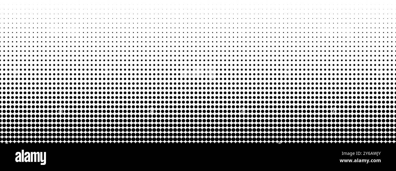 Dotted halftone gradient texture. Fading polka dot background. Repeated ...