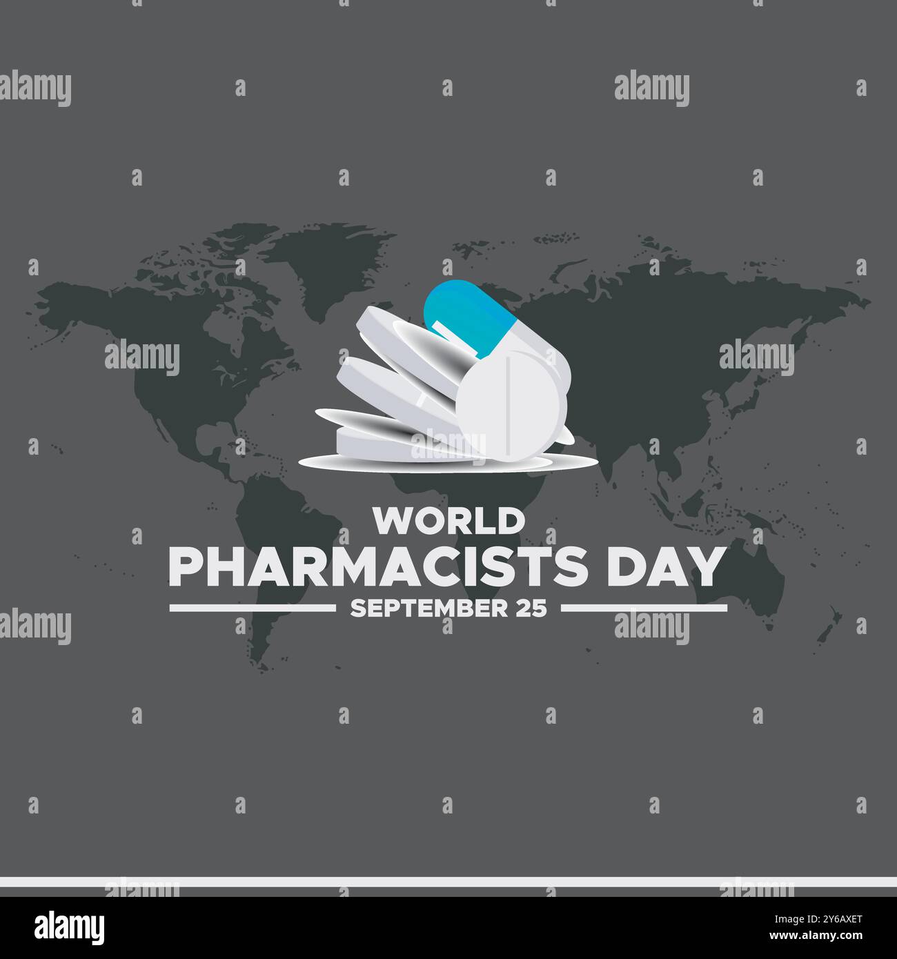 World Pharmacists day, 25 September, banner, ads, post design, vector ...