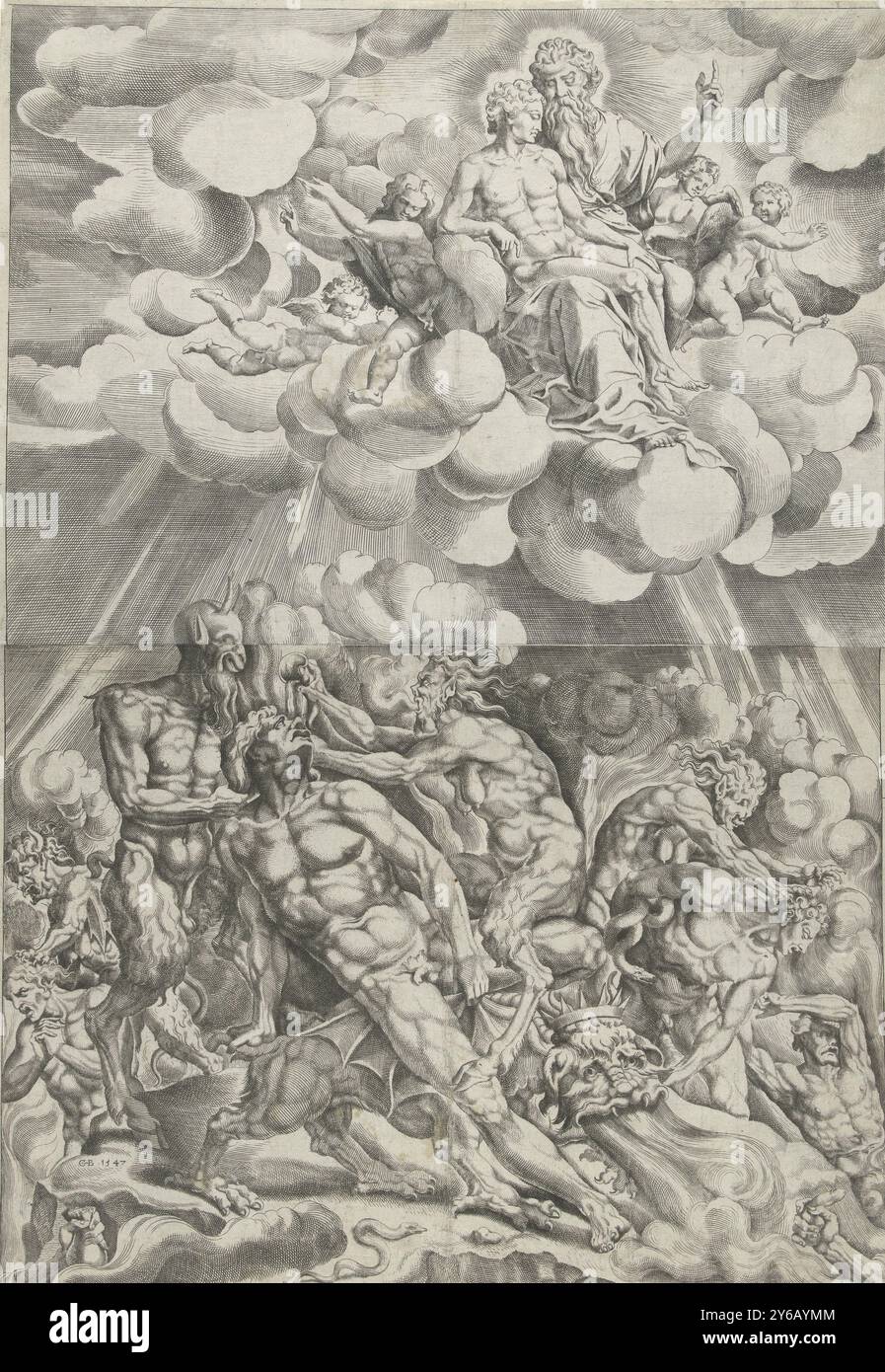 Lazarus in heaven and the rich man in hell hi-res stock photography and ...