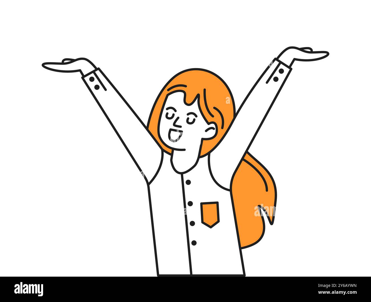 Excitement line color icon hi-res stock photography and images - Alamy