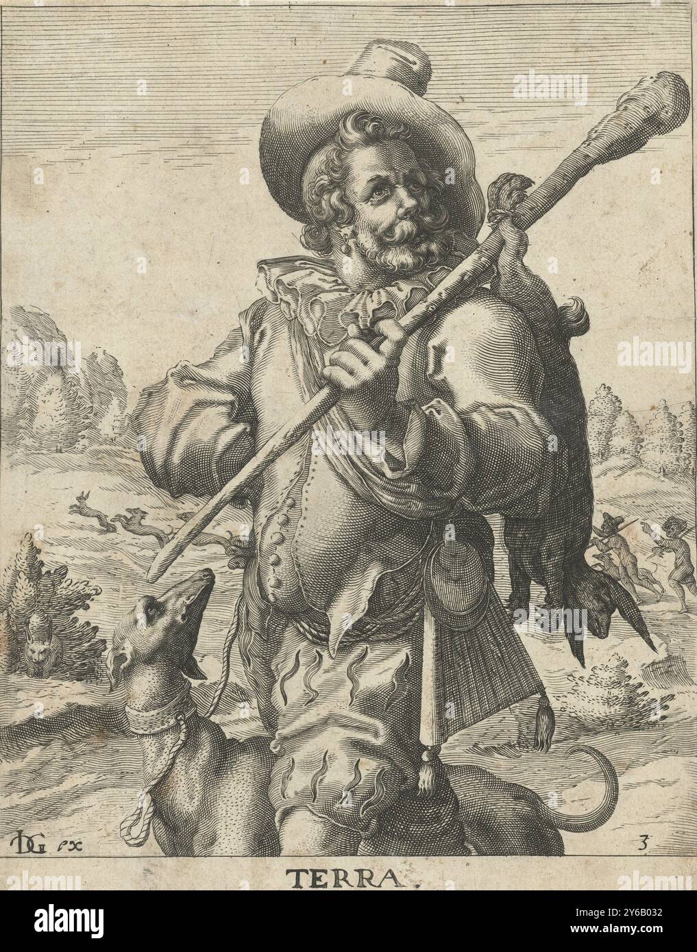 The element earth, Terra (title on object), The four elements (series ...