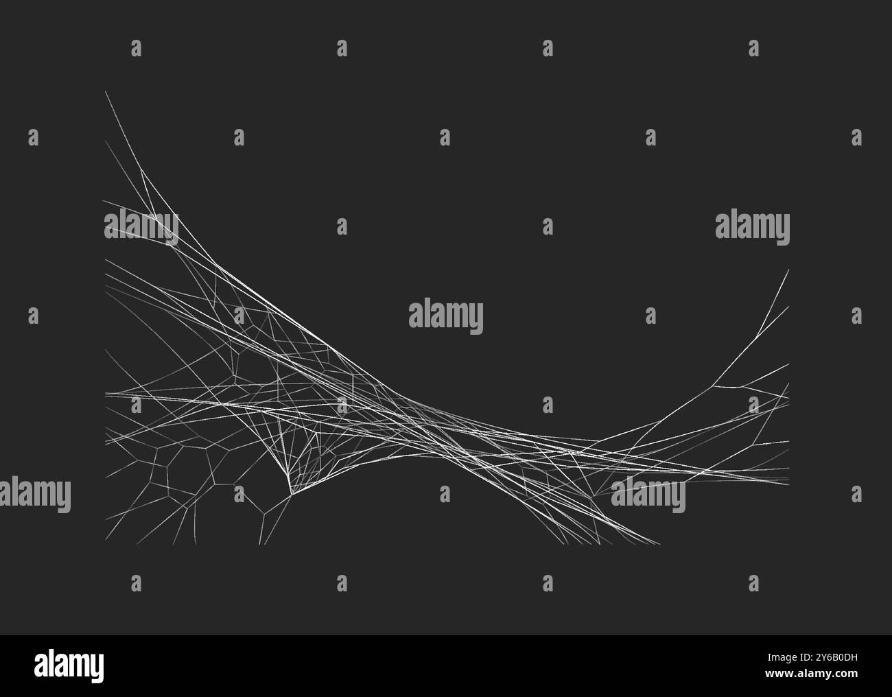 Eerie cobweb abstract pattern Stock Vector Images - Alamy