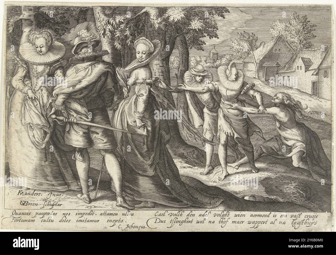 Wealth and poverty engraving hi-res stock photography and images - Alamy