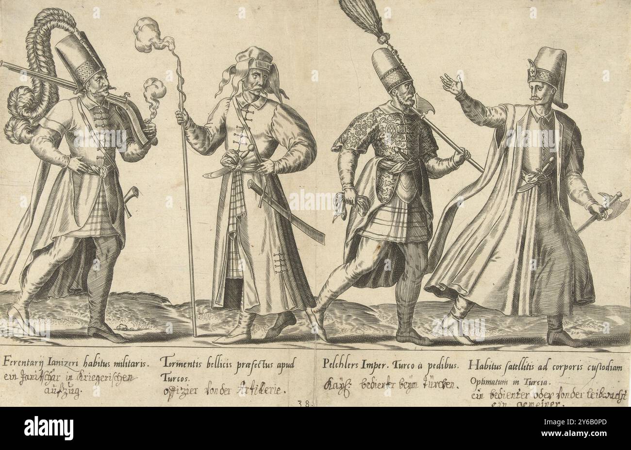 Clothing of Ottoman soldiers around 1580, Traditional clothing from all ...