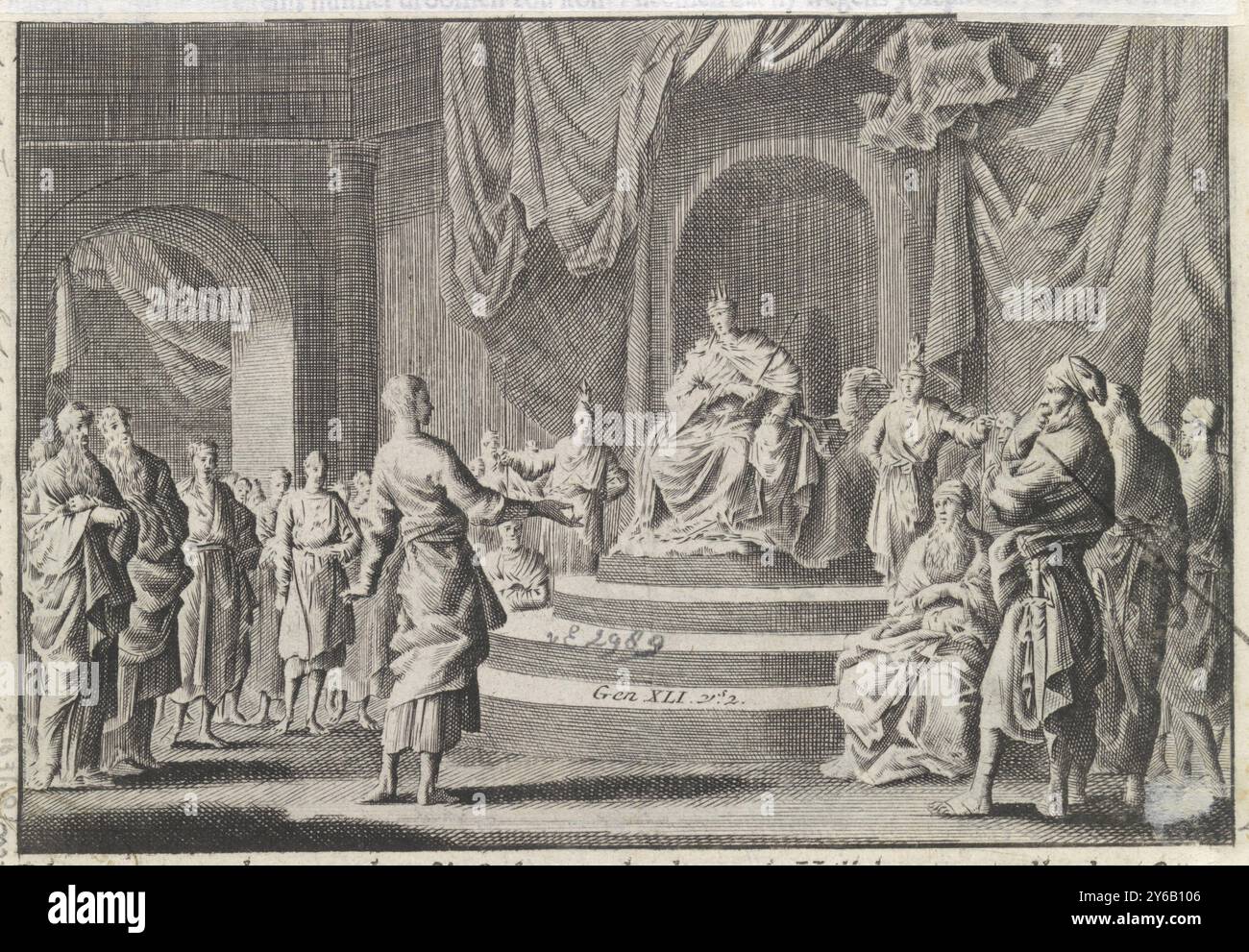 Joseph interprets pharaohs dreams hi-res stock photography and images ...