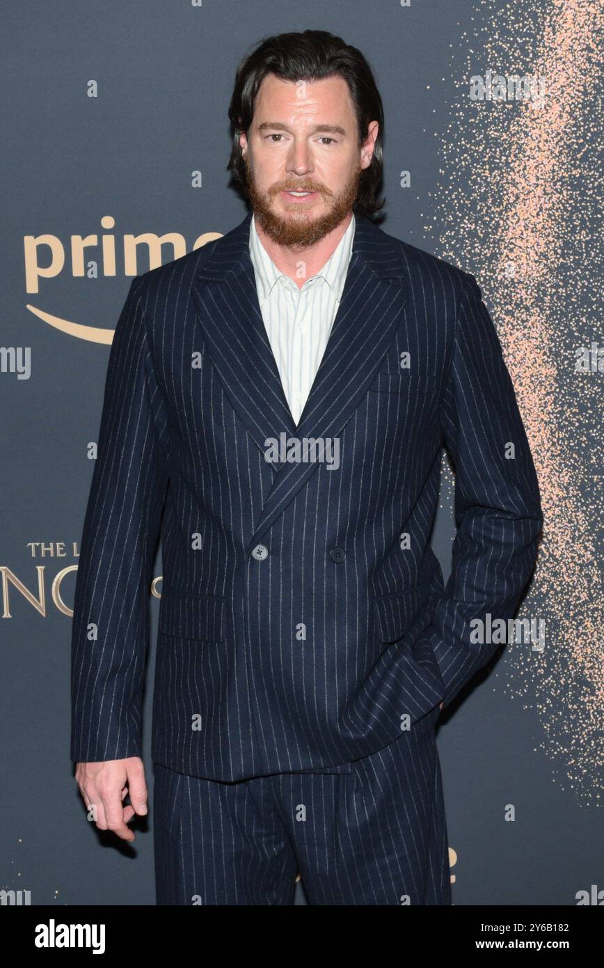 New York, USA. 24th Sep, 2024. Benjamin Walker attending The Lord of ...