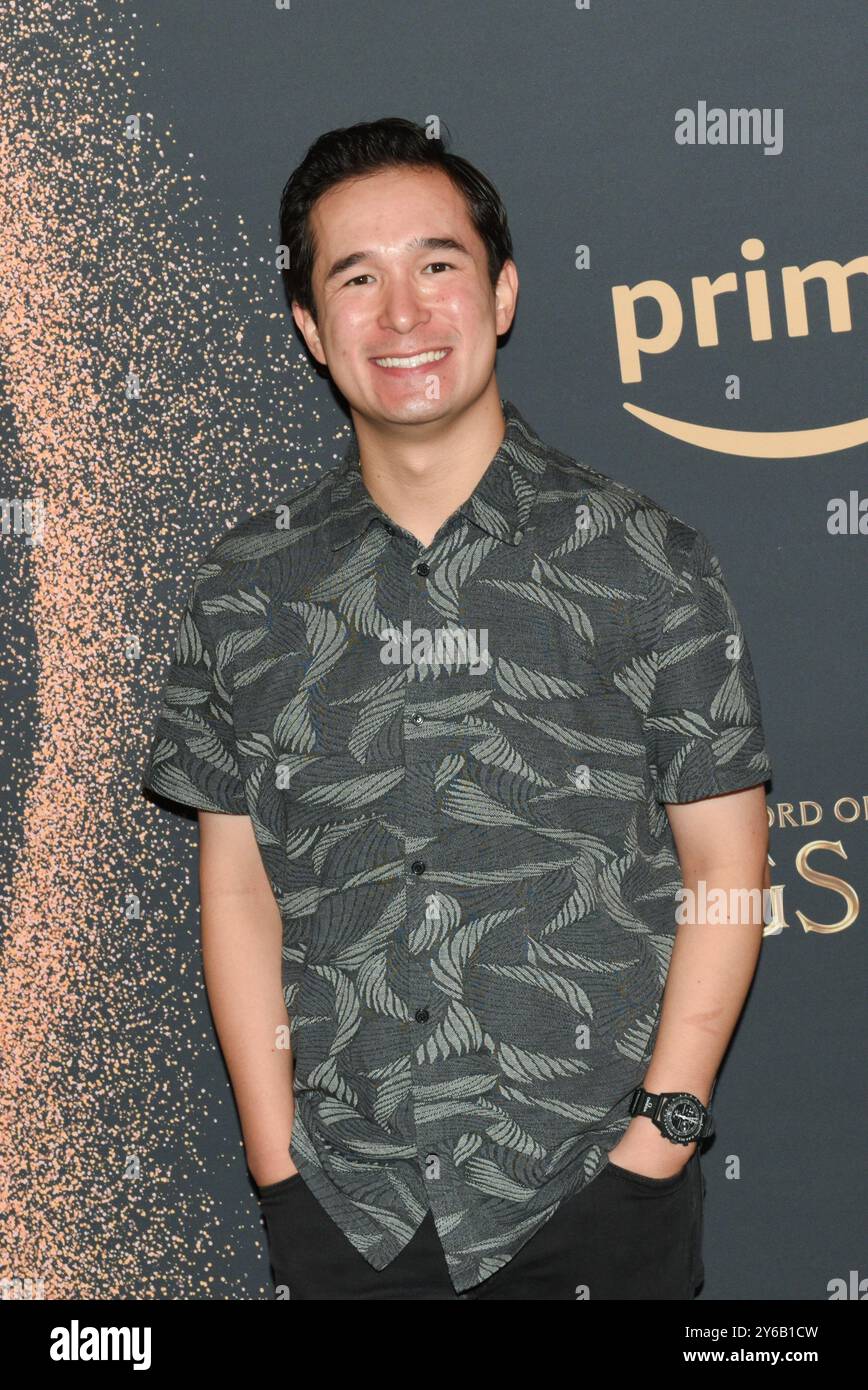 New York, USA. 24th Sep, 2024. Michael Tsui attending The Lord of the ...