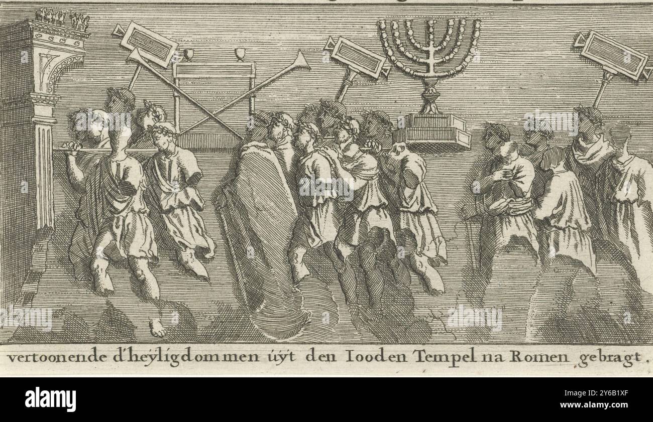 Relief of the Arch of Titus, ancient Stone, from the Triumphal Arch of ...