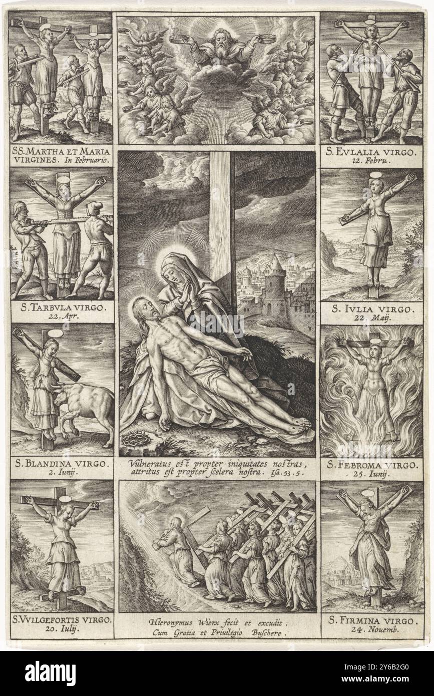 Crucified female saints hi-res stock photography and images - Alamy