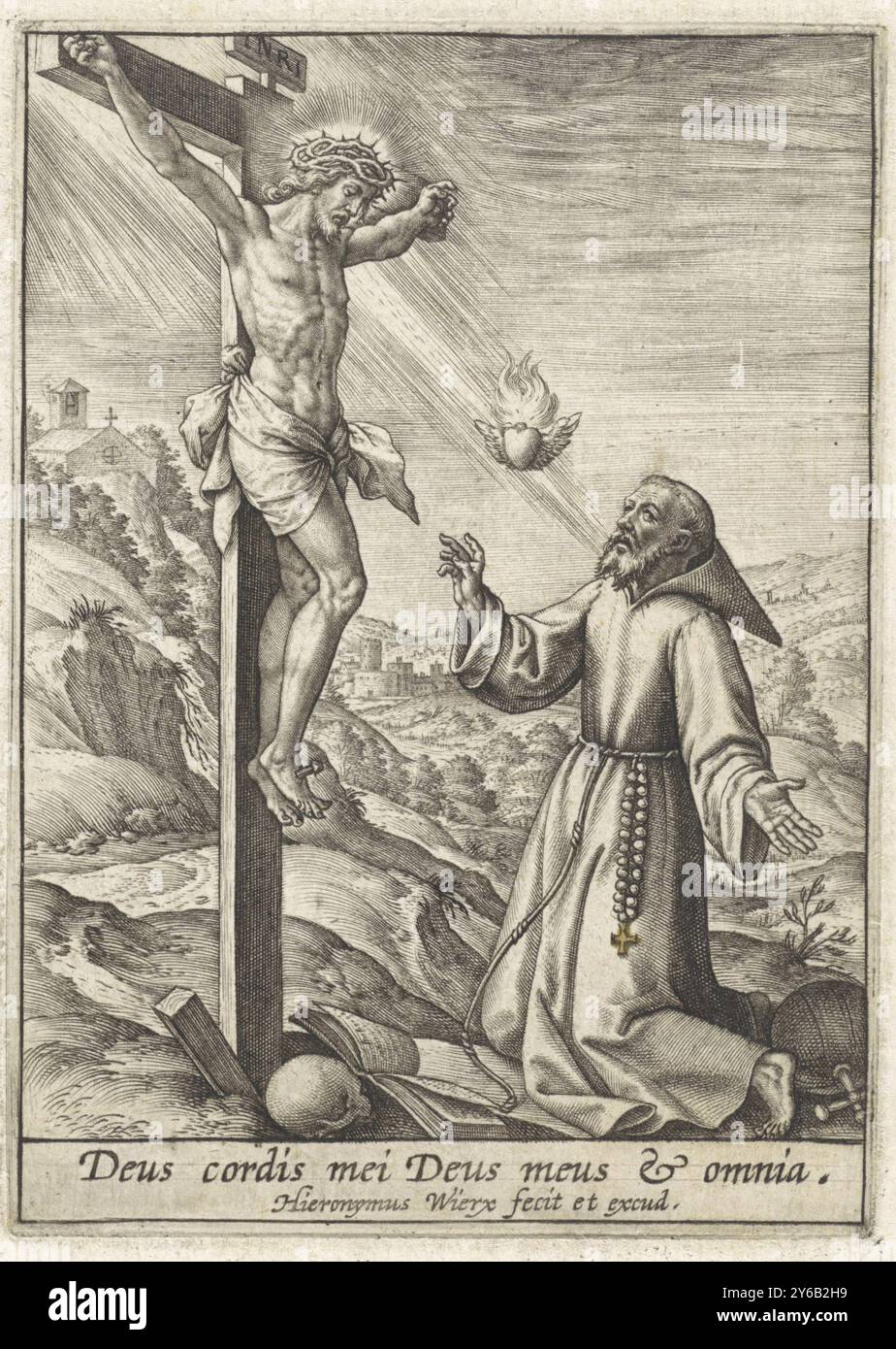 Saint Francis of Assisi before the crucified Christ, Saint Francis of ...
