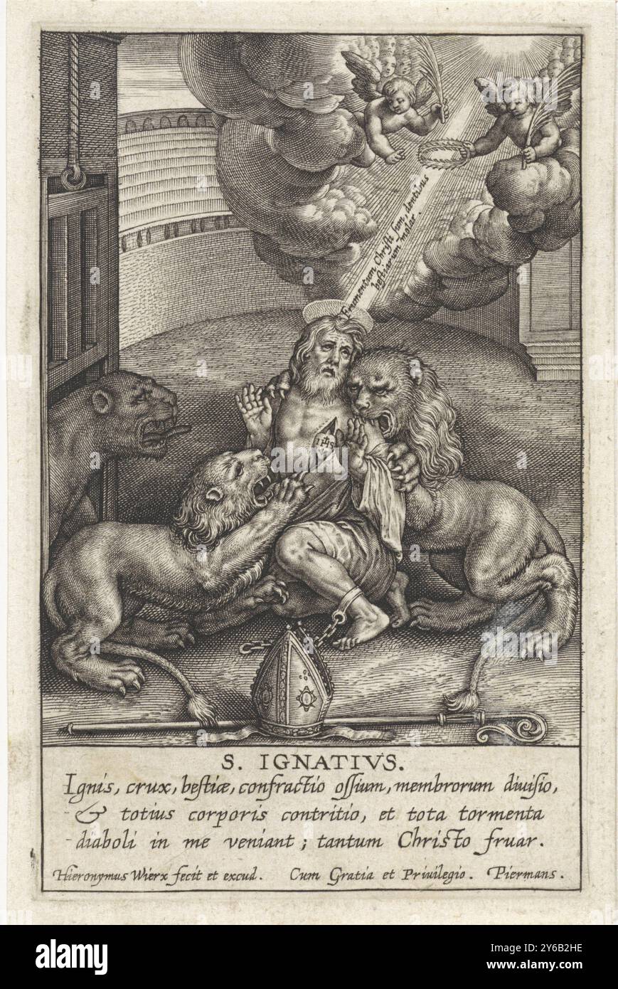 Martyrdom of Saint Ignatius of Antioch, S. Ignativs (title on object ...