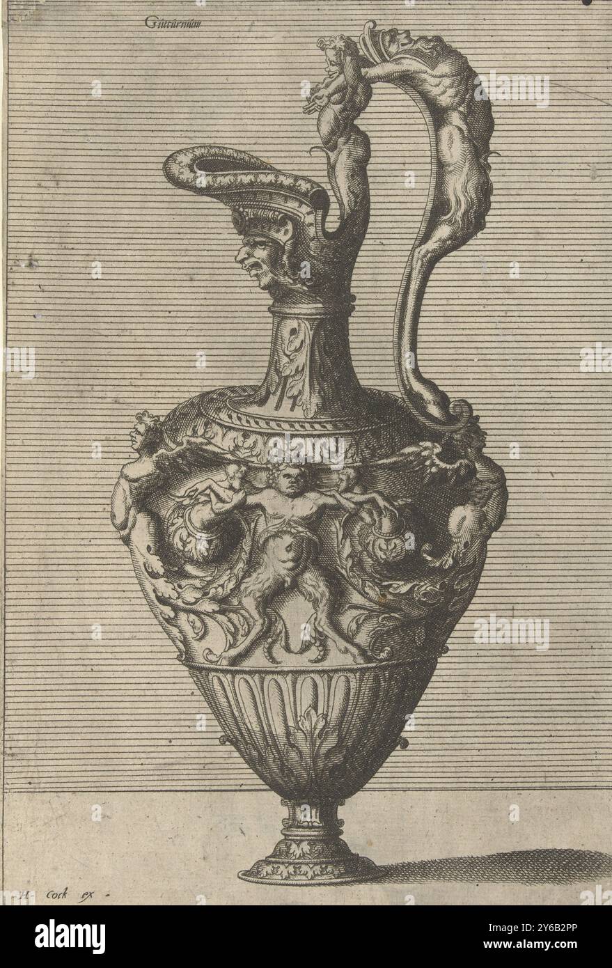 Gutternium, Vessels such as jugs, salt and pepper shakers and a drinking bowl (series title ...
