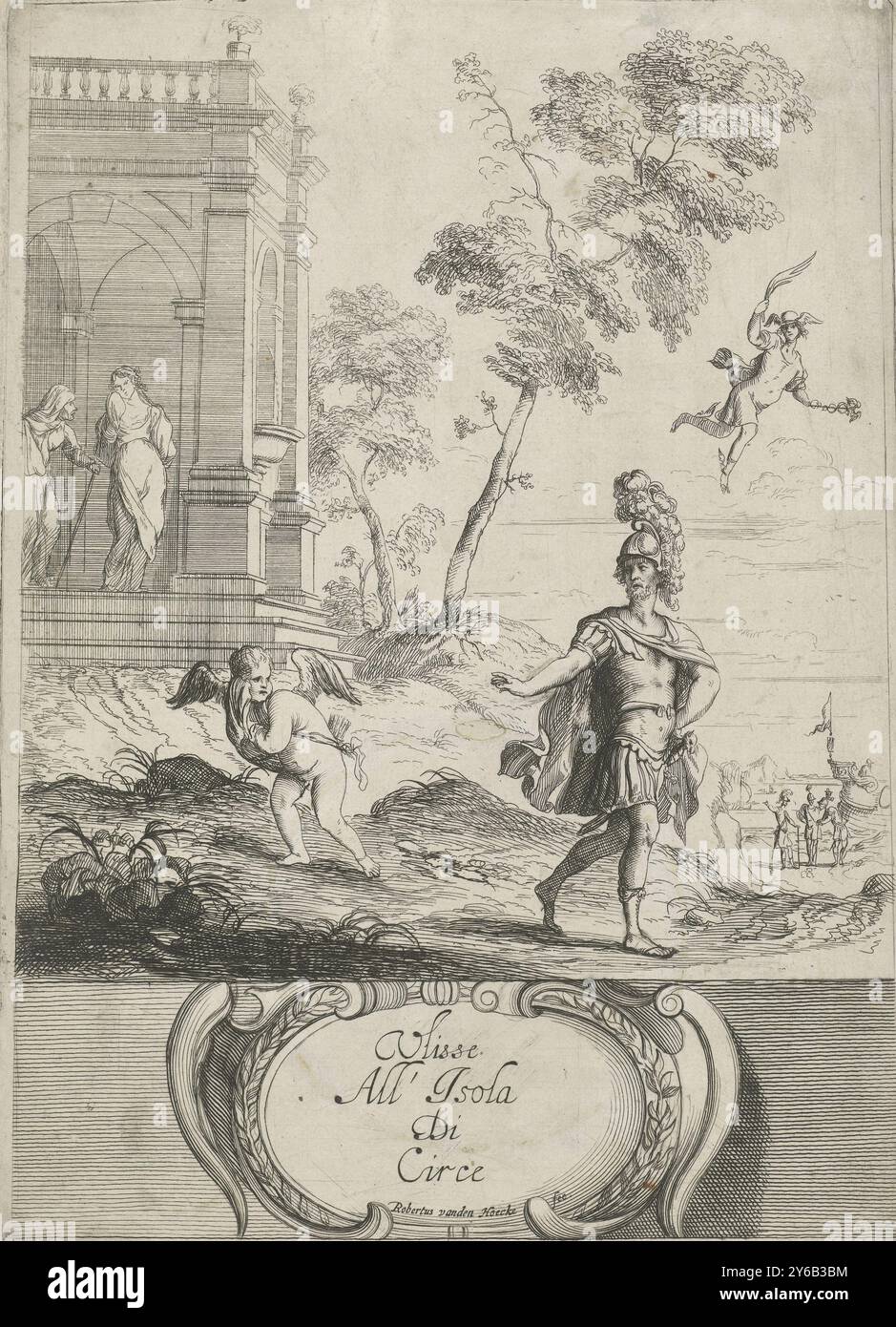 Odysseus on Circe's Island, Ulisse All'Isola Di Circe (title on object ...