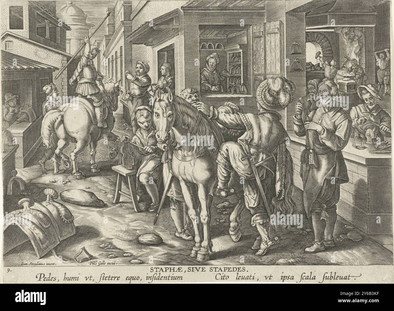 Stirrups, Staphae, sive stapedes (title on object), New inventions and ...