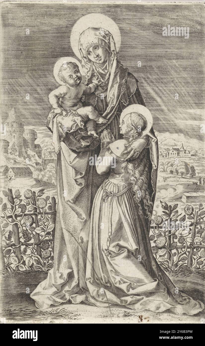 Saint Anna, with Mary and the Christ Child, Saint Anna has the Christ ...