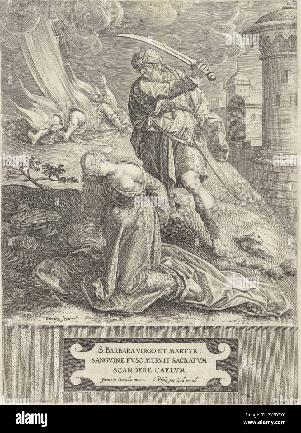 Martyrdom of Saint Barbara, Martyrdom of female saints (series title ...