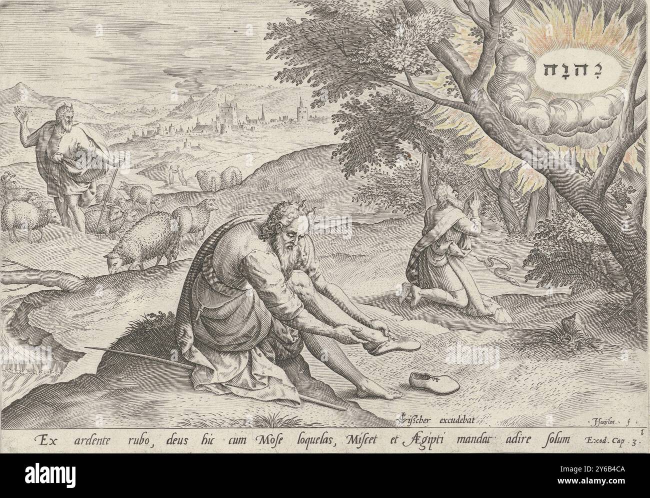 God appears to Moses in the burning bush, History of Moses before the ...