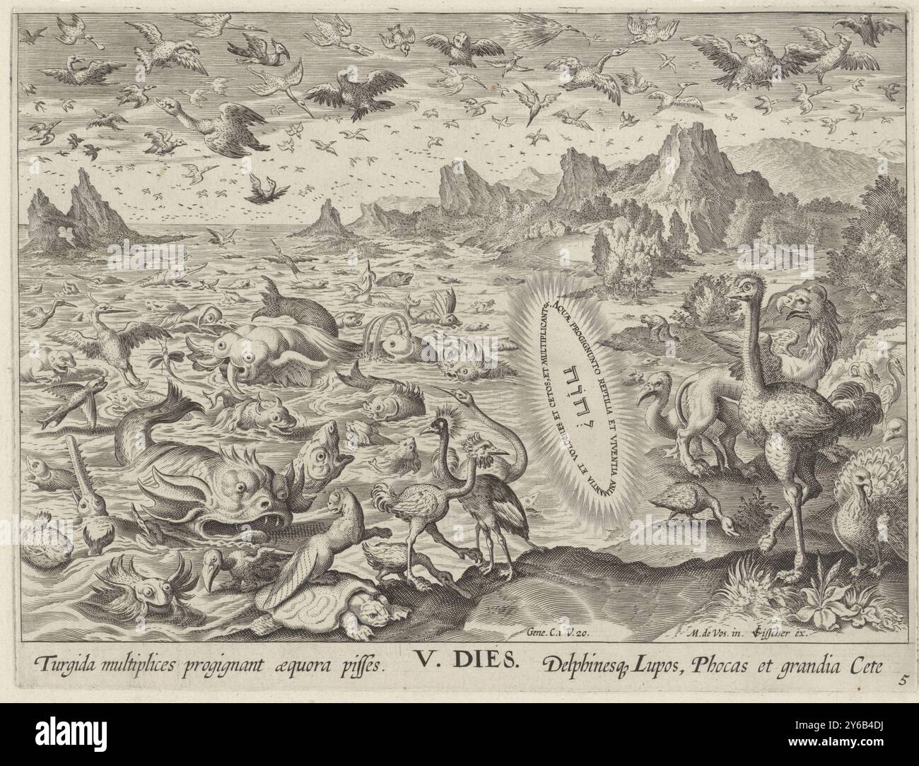 Creation of the birds and sea creatures, Creation of the world (series ...