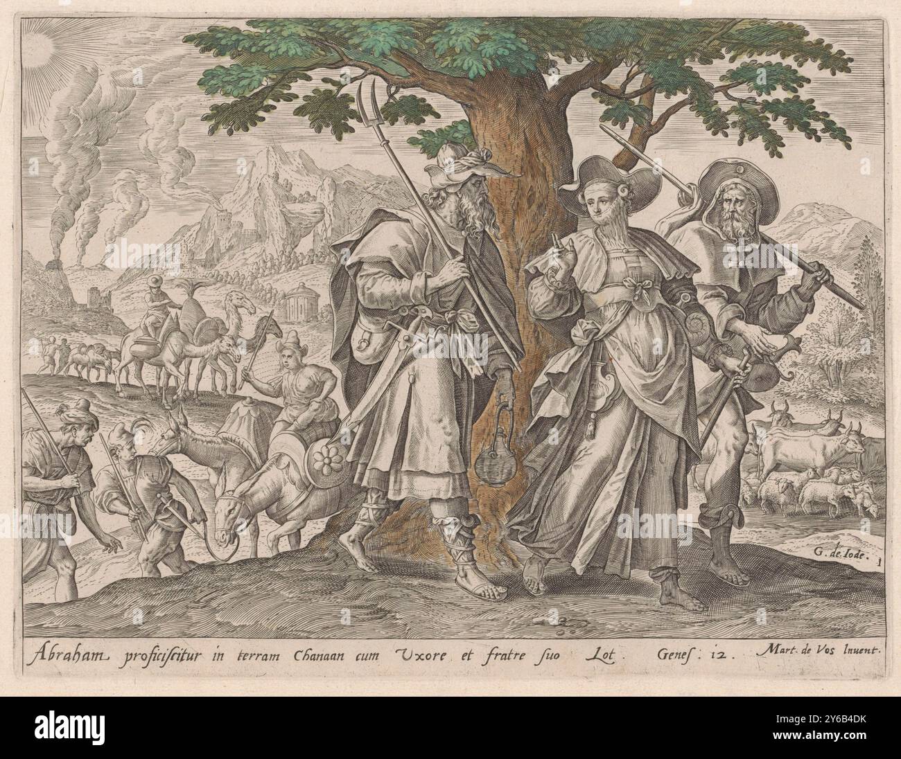 Abraham and lot in bible hi-res stock photography and images - Alamy