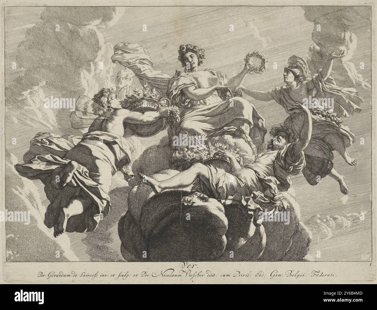 Spring, Far (title on object), The four seasons (series title), Flora ...