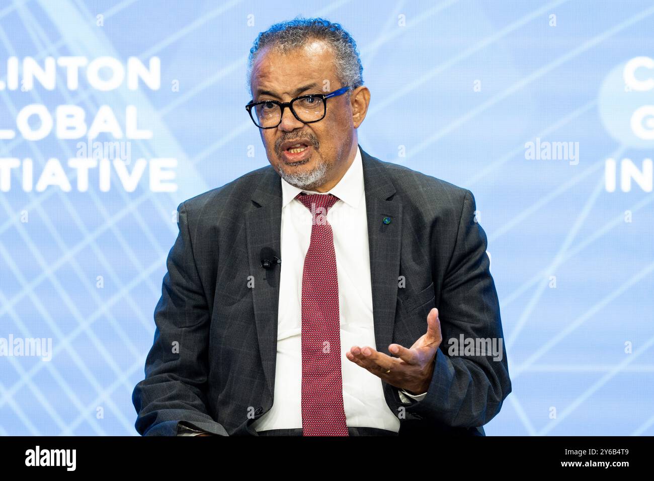 New York City, United States. 24th Sep, 2024. Tedros Adhanom ...