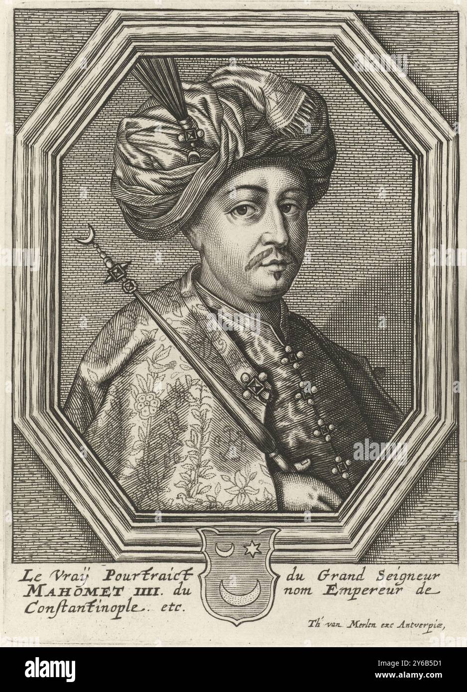 Portrait of Sultan Mehmet IV of the Ottoman Empire, Portrait of Mehmet ...